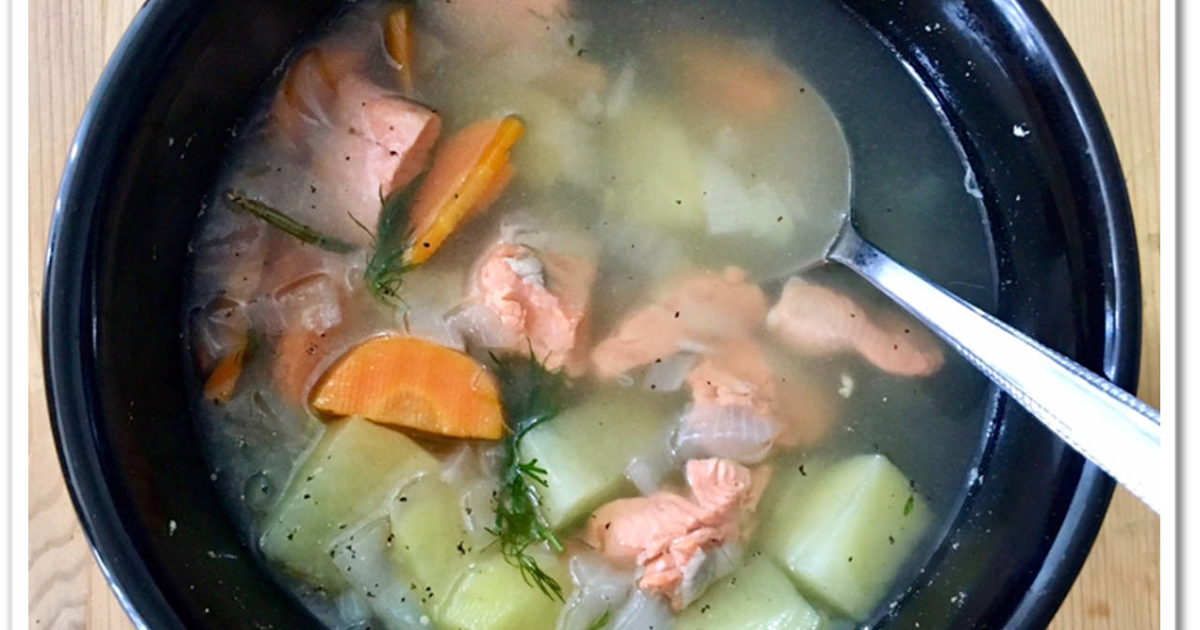 Resipi Sup Ikan Salmon | Jurnal Shikin Razali