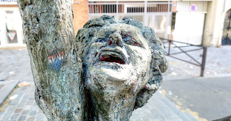 Paris : Hommage à Edith Piaf, une oeuvre de Lisbeth Deslile - XXème ...