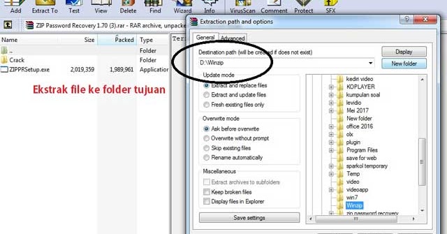 Cara Membuka File Zip Yang Lupa Password Cara Membuka File Zip Yang Lupa Password