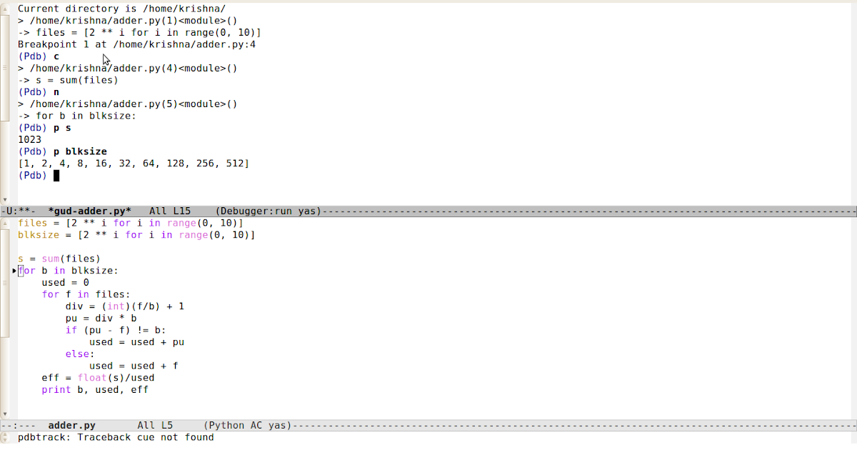 An Engineers Options And Futures Debugging Python On Emacs Ide