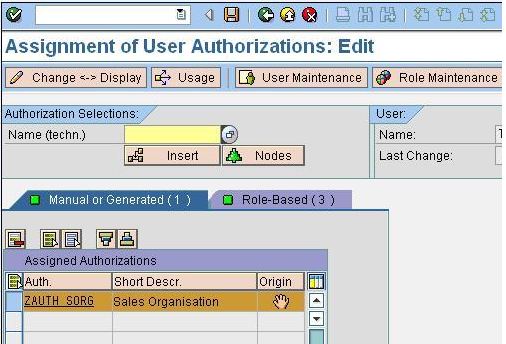 SAP BI BO: Characteristic Value Authorization