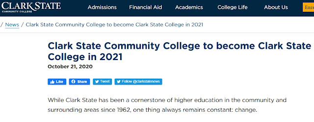 College History Garden: Clark State Community College Announces Name Change