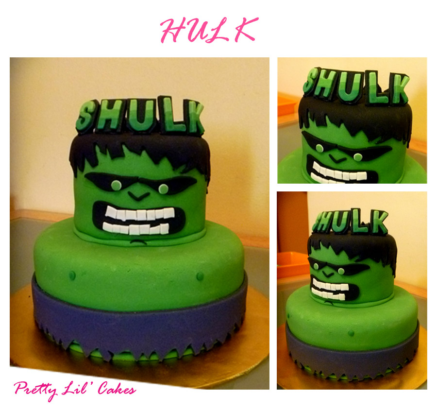 Pretty Lil' Cakes - cakes: Hulk Cake