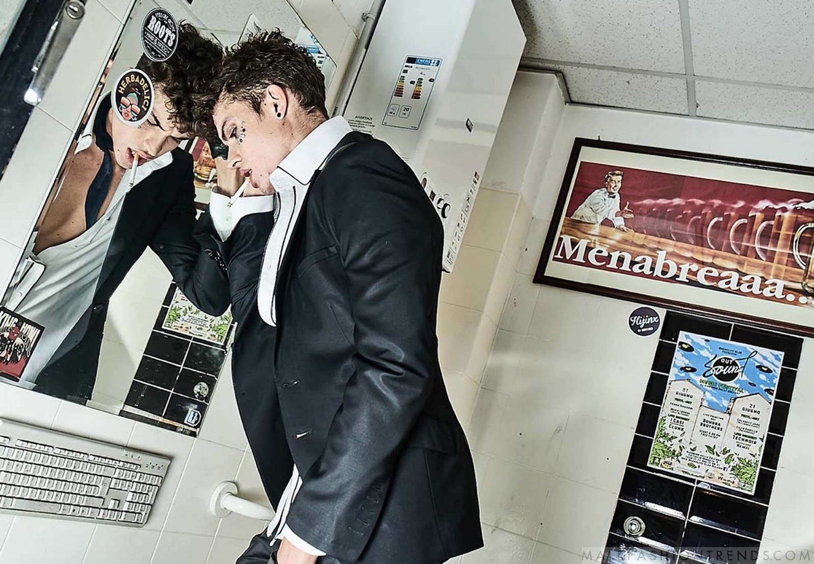 Angelo Cortina por Riccarto Torri para THE MAN Magazine