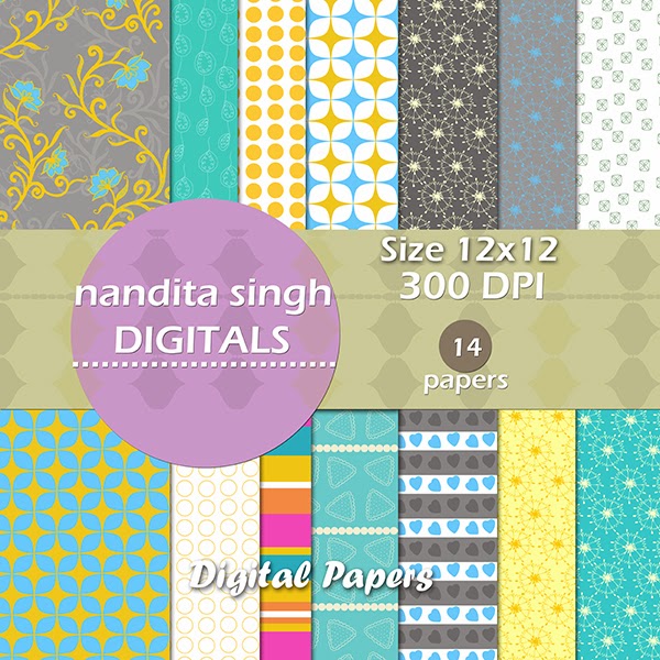 life is crafty......the surface pattern design blog: Floral digital papers