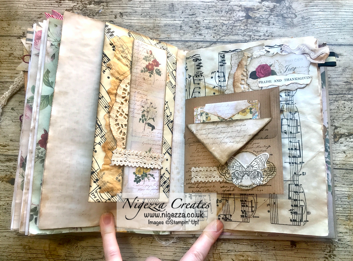 Nigezza Creates: My First Junk Journal: Long Envelope With Magnetic Closure