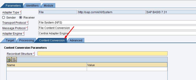 File Content Conversion In Sap Pi At Receiver
