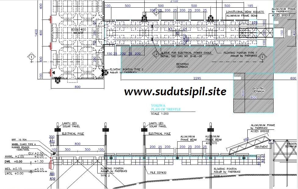 File Contoh Pembangunan Dermaga Ponton (RAB + Gambar Kerja) Download ...