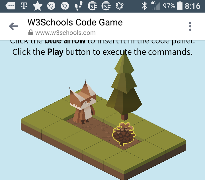 websufni: W3Schools Code Game