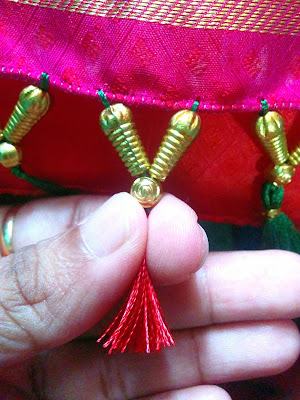 Creative confessions: Beaded saree tassel design - 3