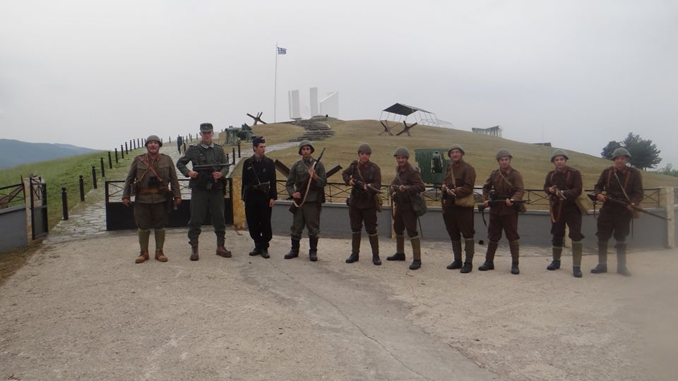 Historical reenactment events of the Battle of the Forts at Metaxas ...