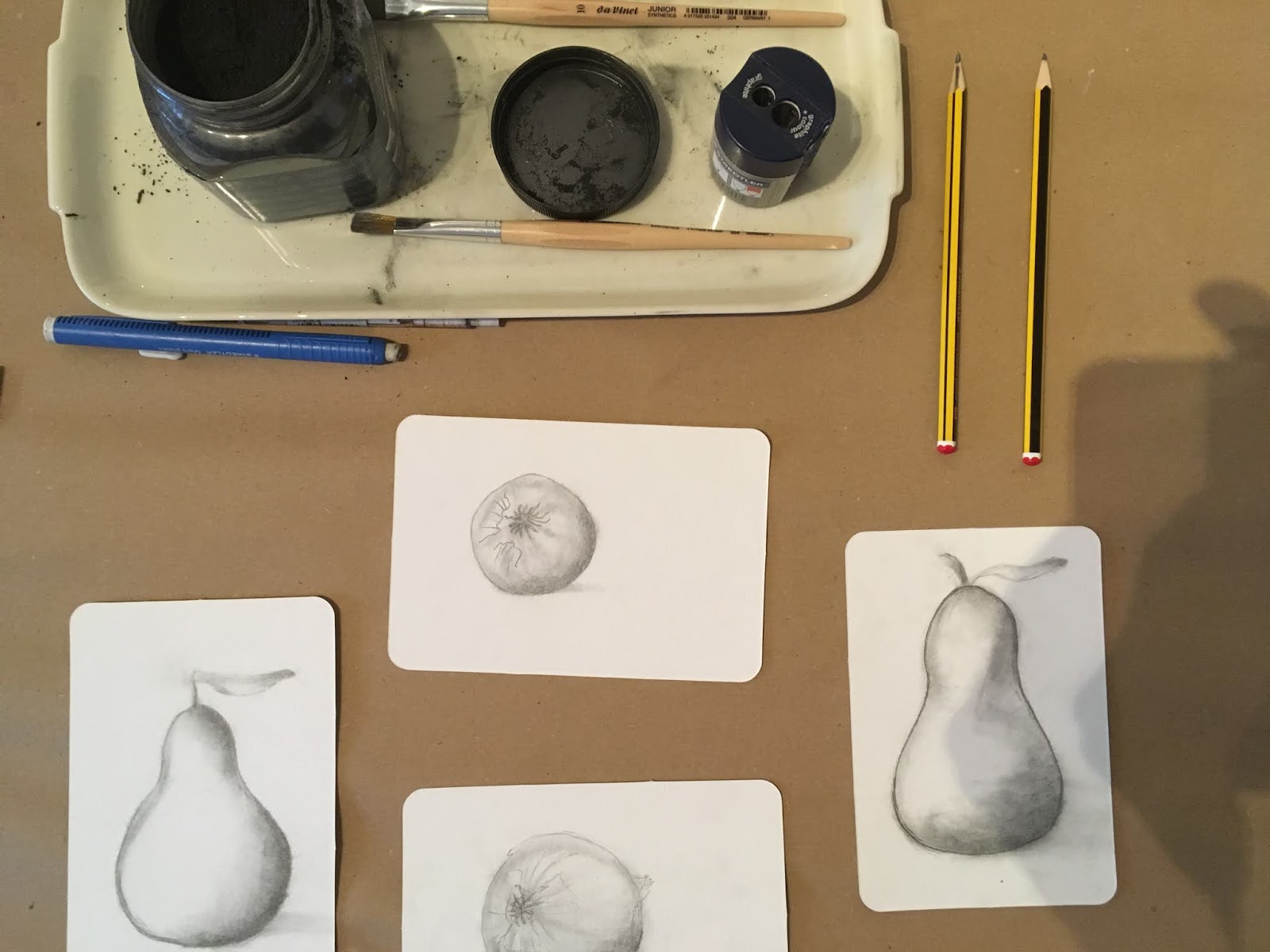 shadows - graphite powder workshop