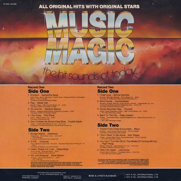 K-Tel Kollection 1973-1983: MUSIC MAGIC [1978]