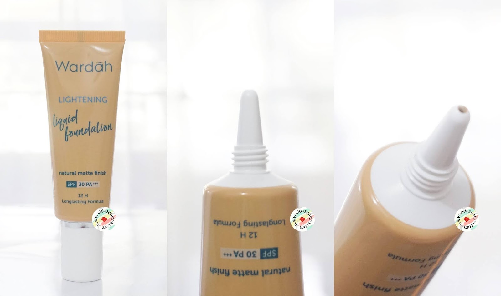 REVIEW WARDAH LIGHTENING LIQUID FOUNDATION 03 IVORY - VIDA ZENITHA
