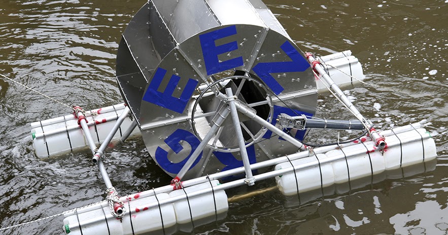 Active Energy: Construct your own floating water wheel