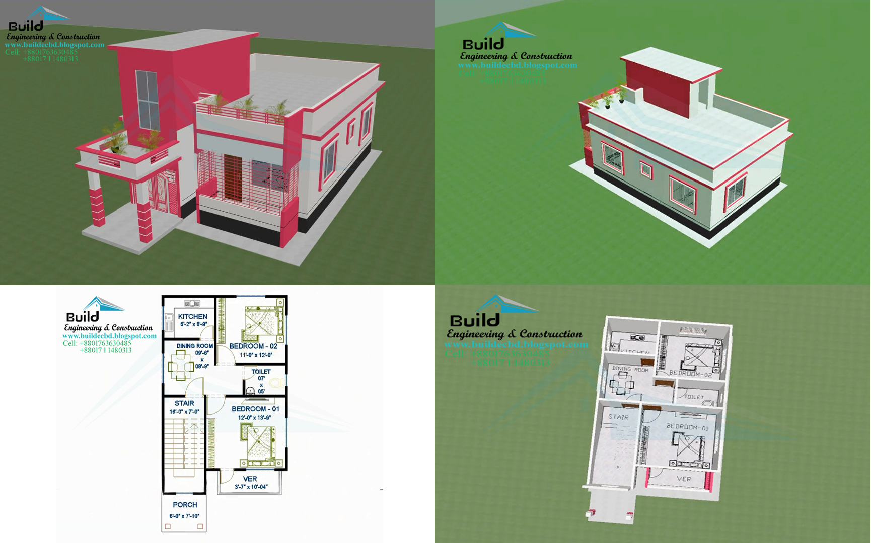 3D View with Floor plan Revit - Build Engineering Consultant