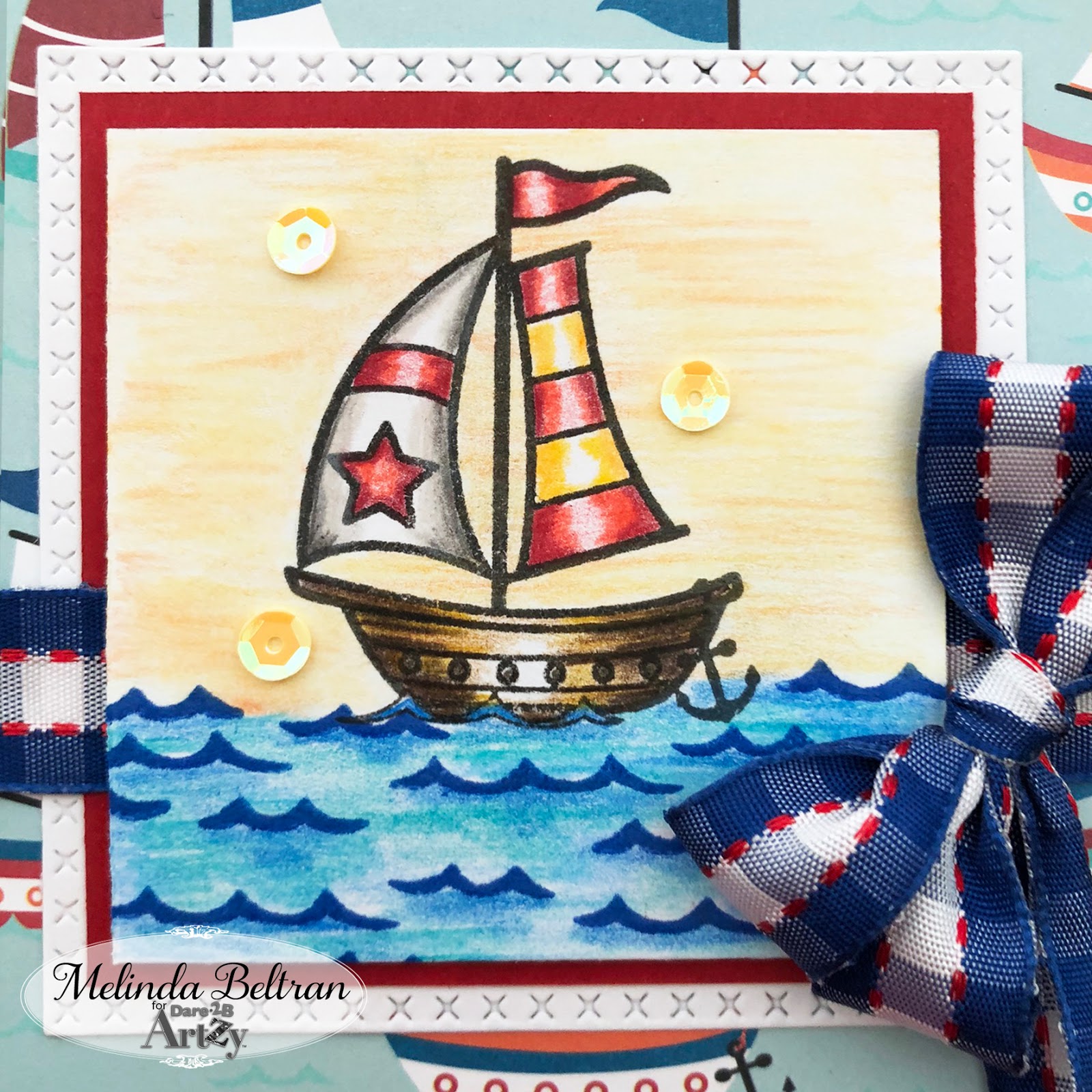 CraftyMelinda.com: Smooth Sailing Card