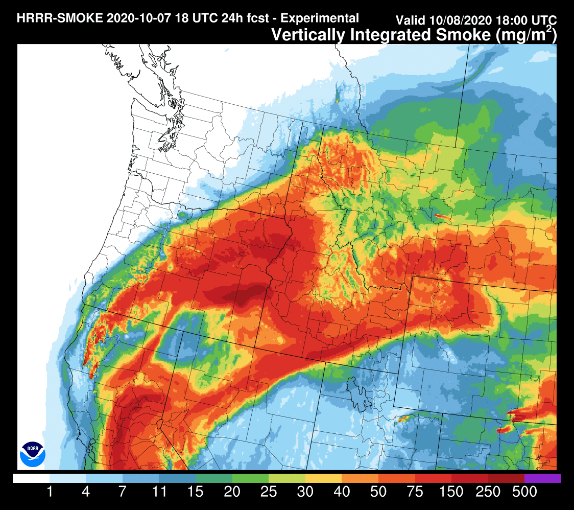 Cliff Mass Weather Blog: Smoke Returns and the Fog Stays