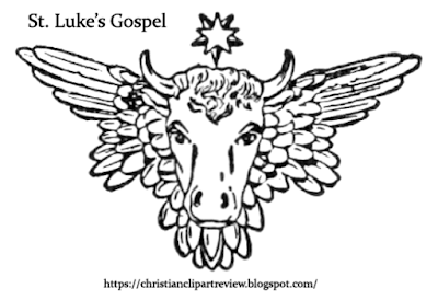 The Ox is The Gospel of St. Luke's Symbol | Christian Clip Art Review