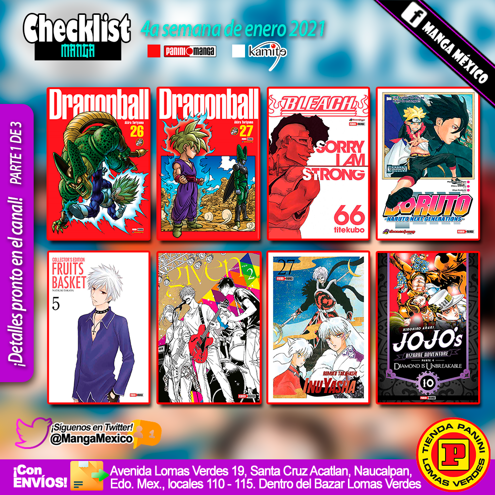 CHECKLIST manga: TERCERA semana de ENERO ¡Estreno ONE PIECE BLUE ...