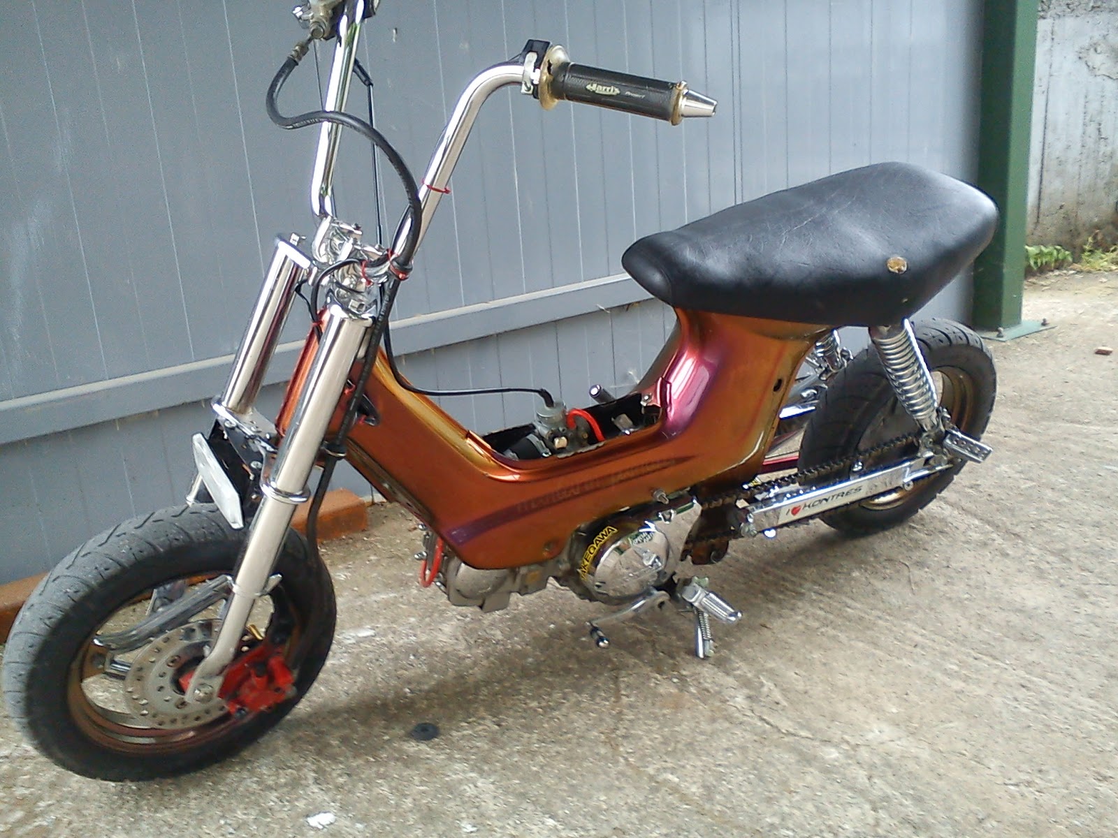 Mikrowio me dio rodes: Honda Chaly 57mm Takegawa
