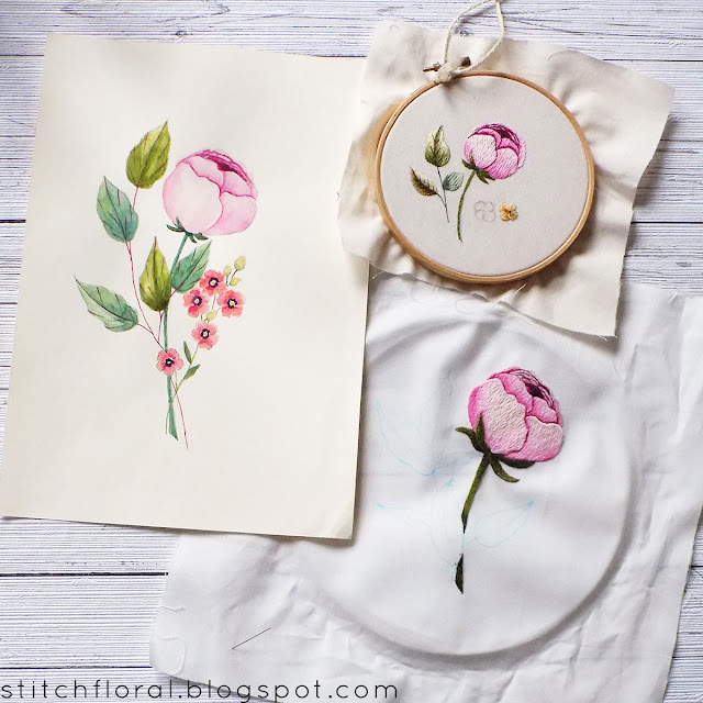 Needlepainting for Beginners: Story of Peony - Stitch Floral