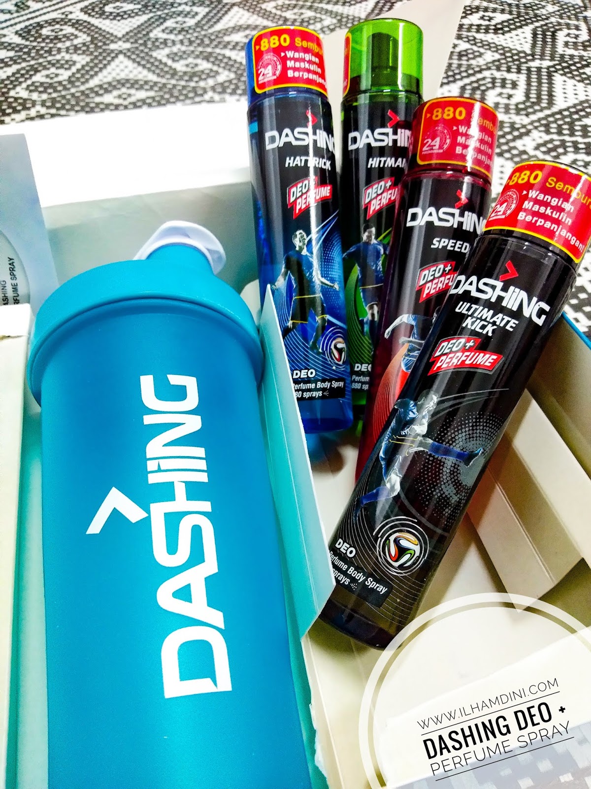 DASHING DEO + PERFUME BODY SPRAY TERBARU KHAS UNTUK JEJAKA - Ardini Humaira