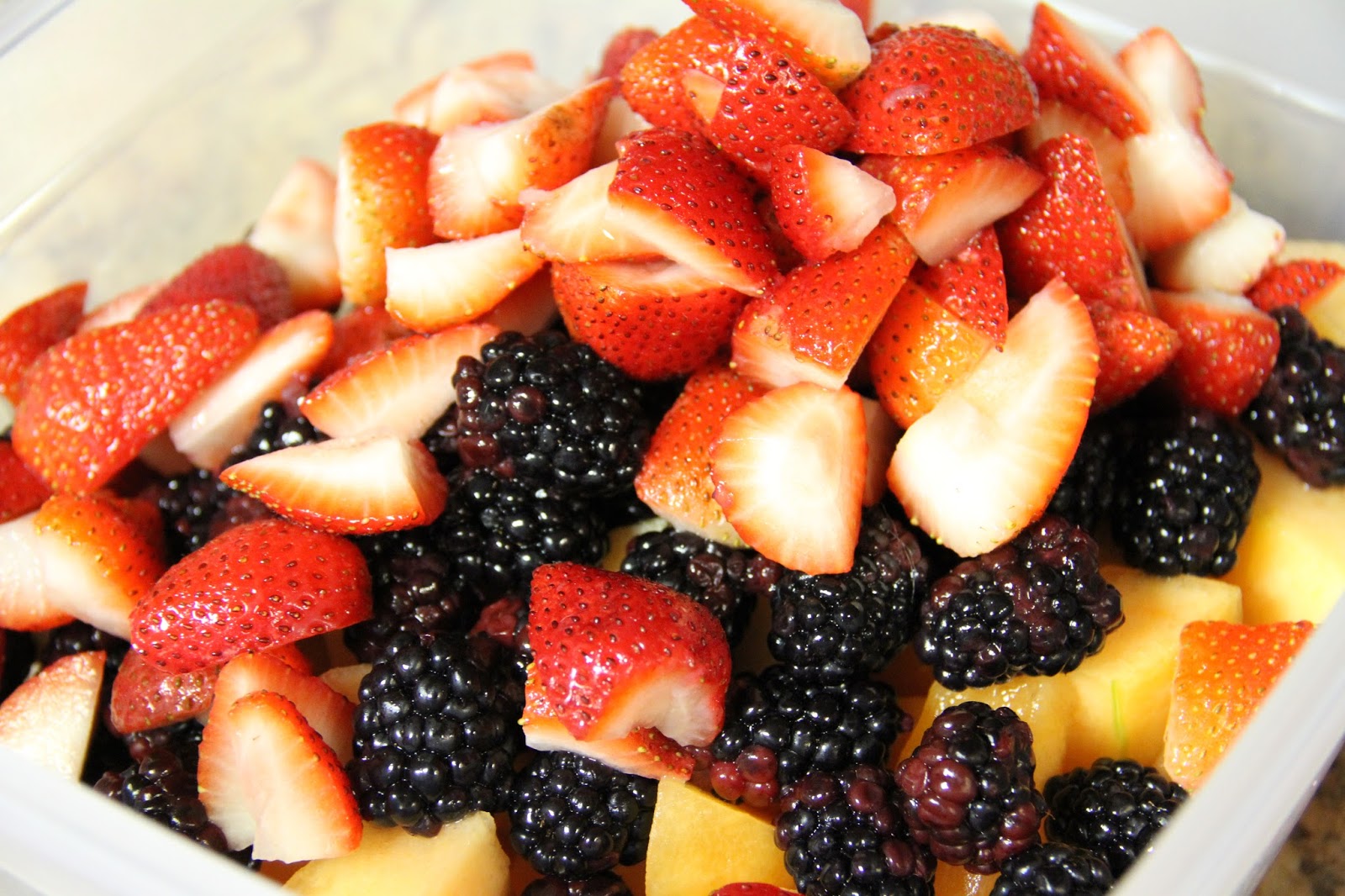 Deep South Dish: Fresh Fruit Salad with Lime and Mint Dressing