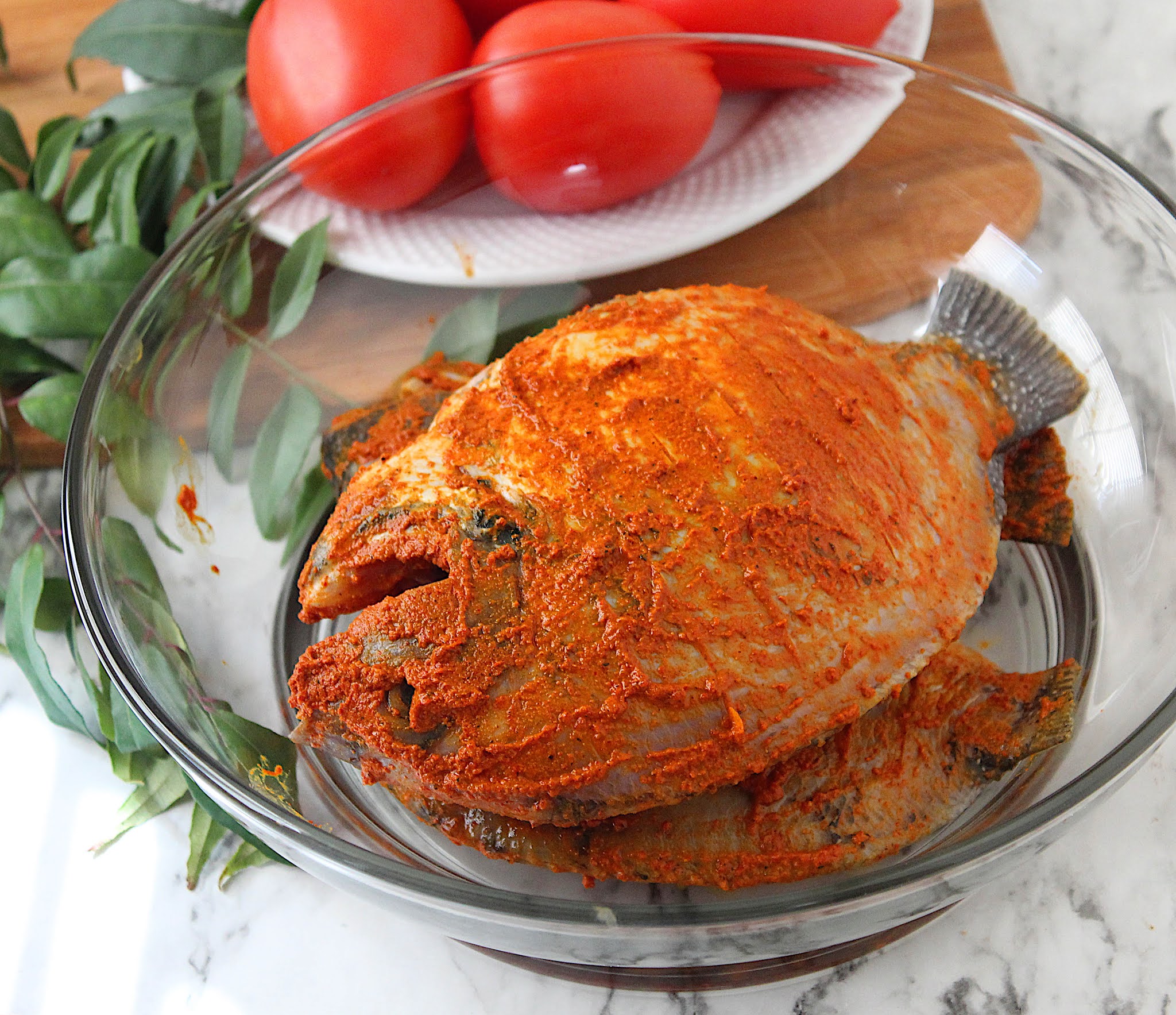 Karimeen Pollichathu/ Kerala Pearl Spot Fish Fry