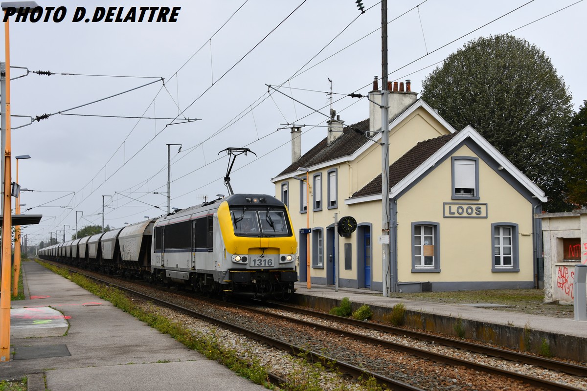 LA PASSION DU TRAIN: En gare de Loos ce Samedi 29-08-2020