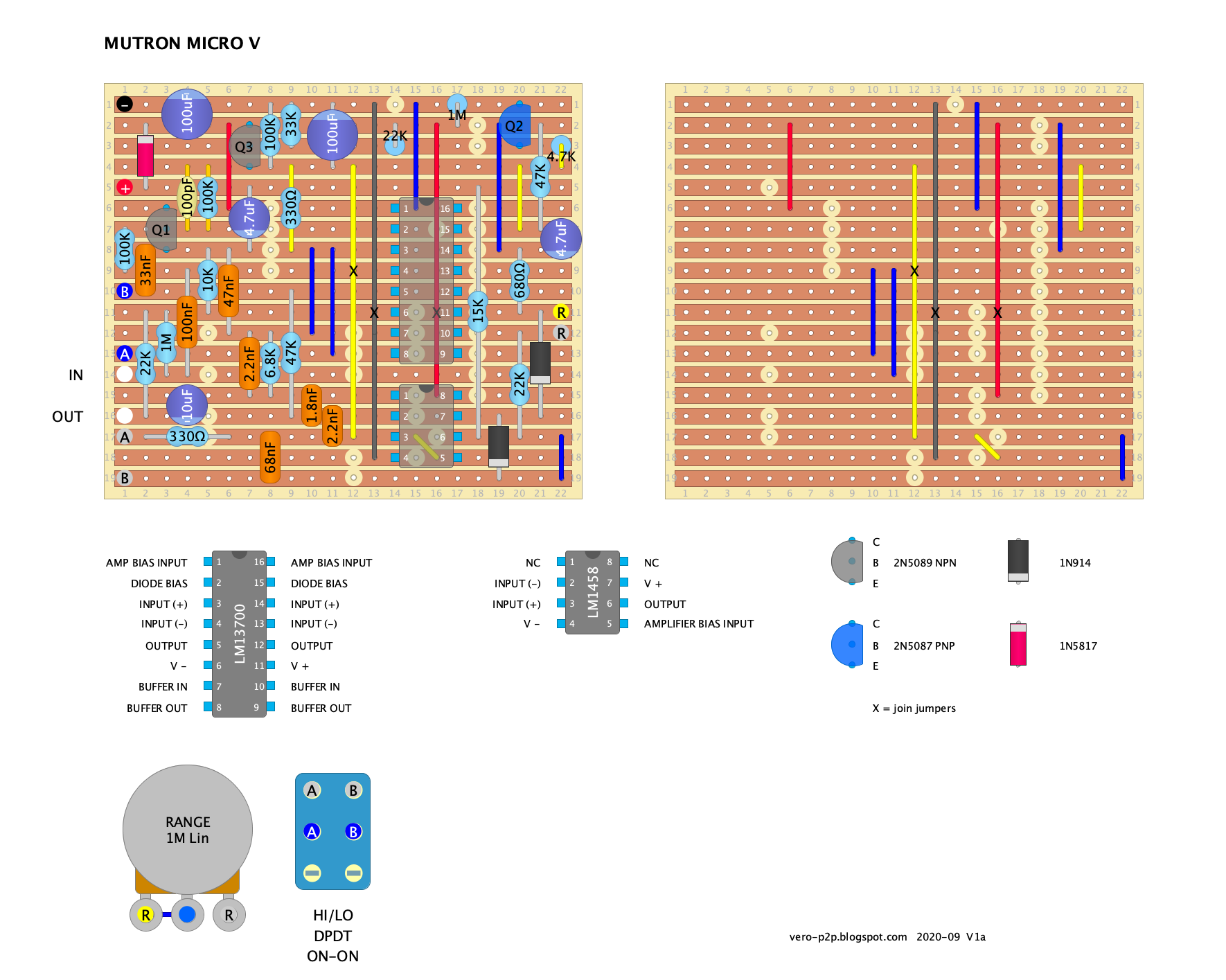 Guitar Effects - Vero - Point to Point - Tag Board Layouts: MUSITRONICS ...