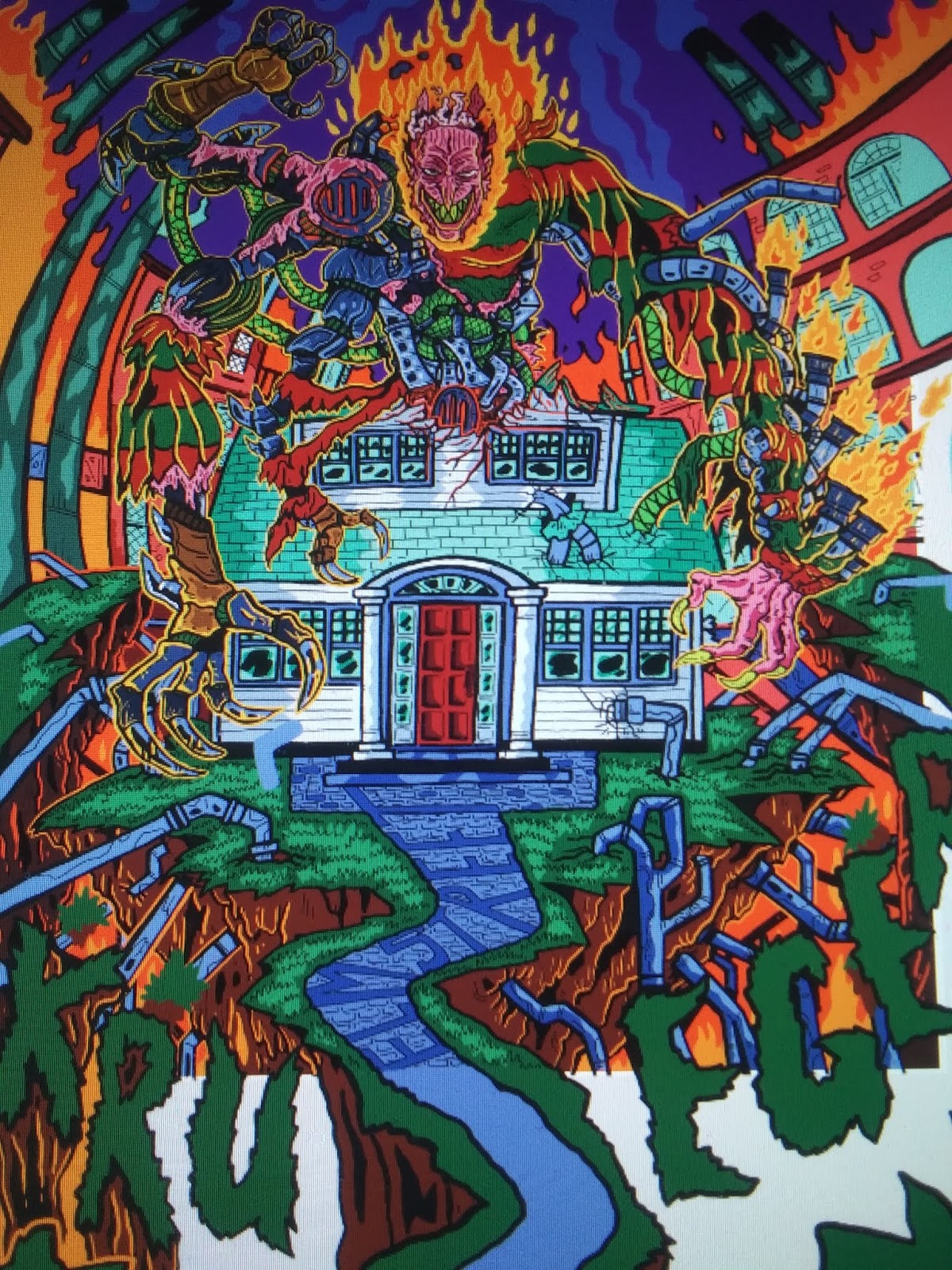 Pretty Weird Art: Work in progress artwork