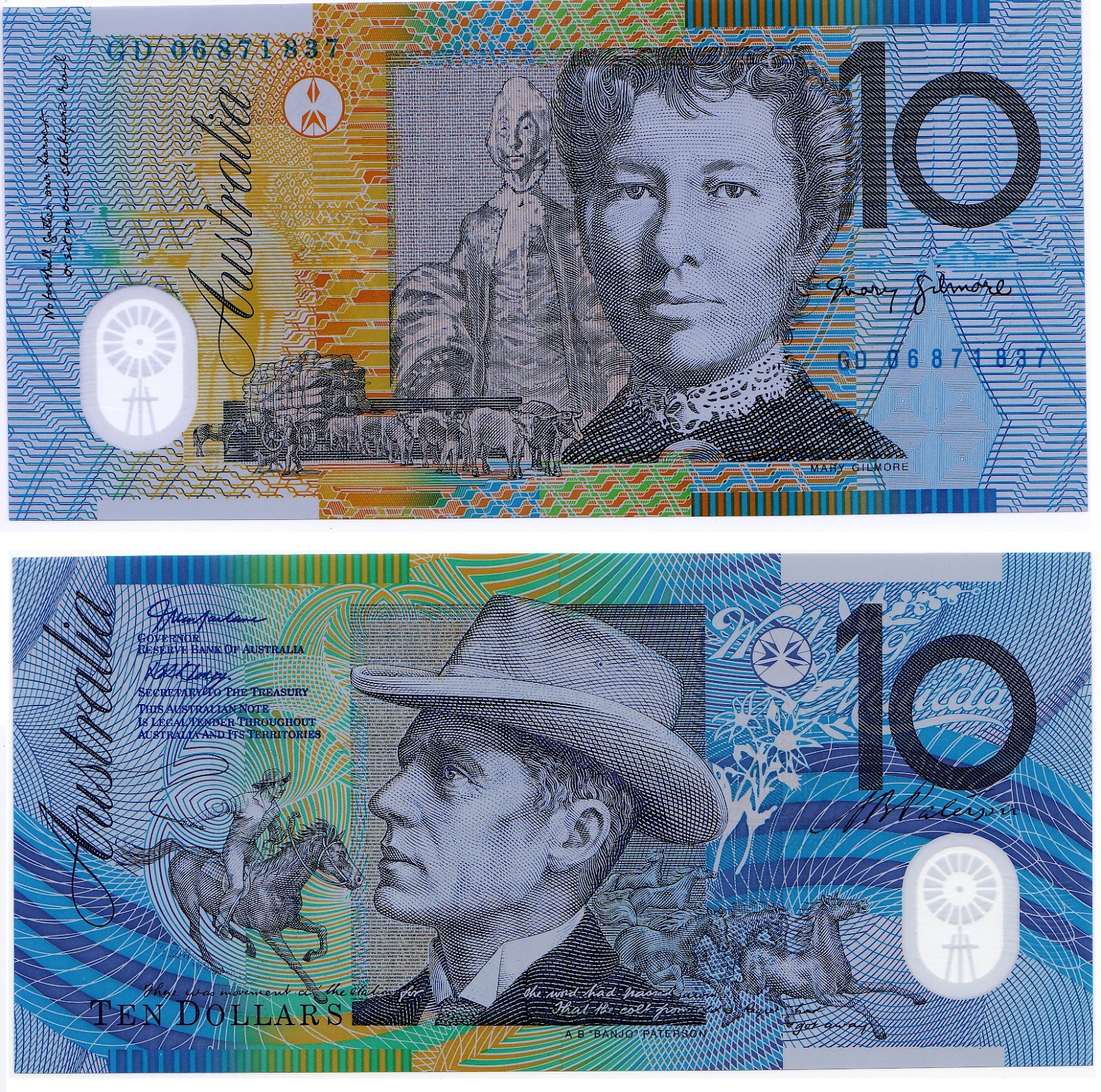 Randhawa's Bank Notes And Collectibles: Australia $10