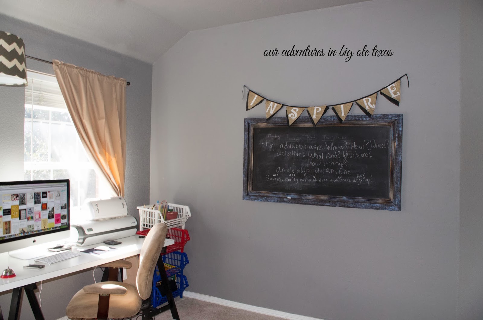 How I Turned a Bedroom into A Classroom {Home School Project} | Simple ...