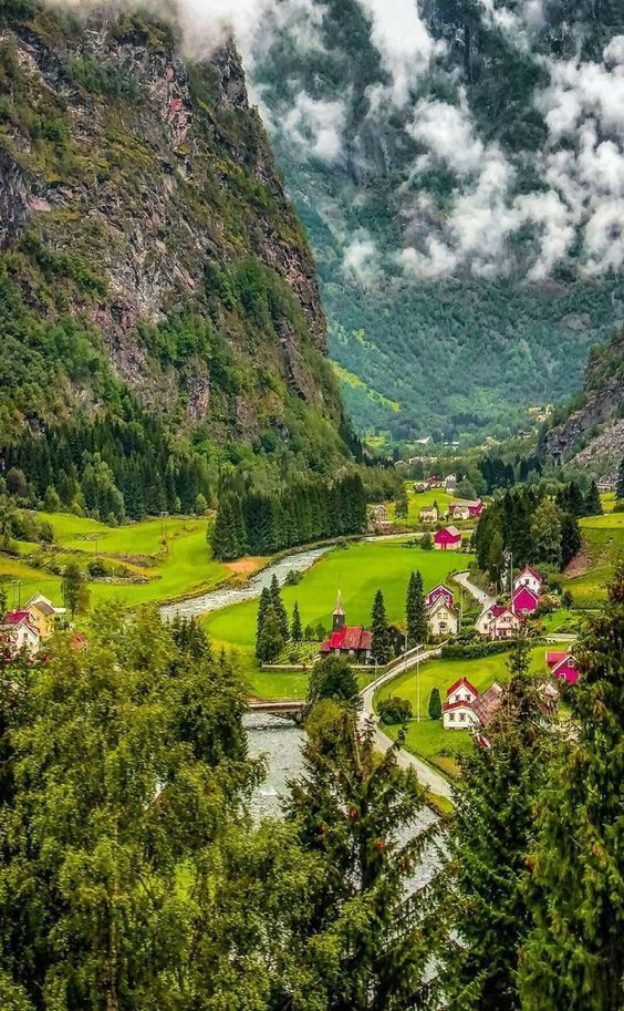 Flam valley, Norway