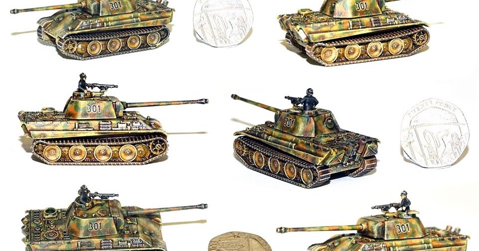 10mm Wargaming: 12mm Panther Tank from Victrix Ltd