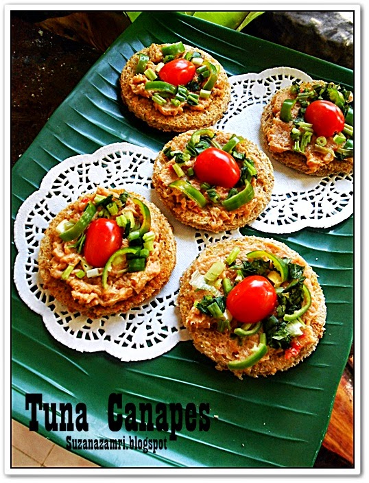 ..Cooking with soul.....: TUNA CANAPES