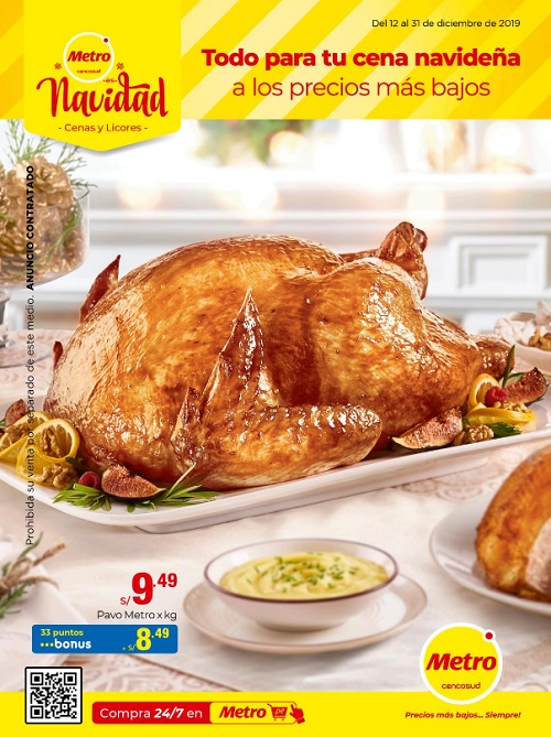 Catálogo Todo para tu cena navideña C12-19 - Metro, supermercado