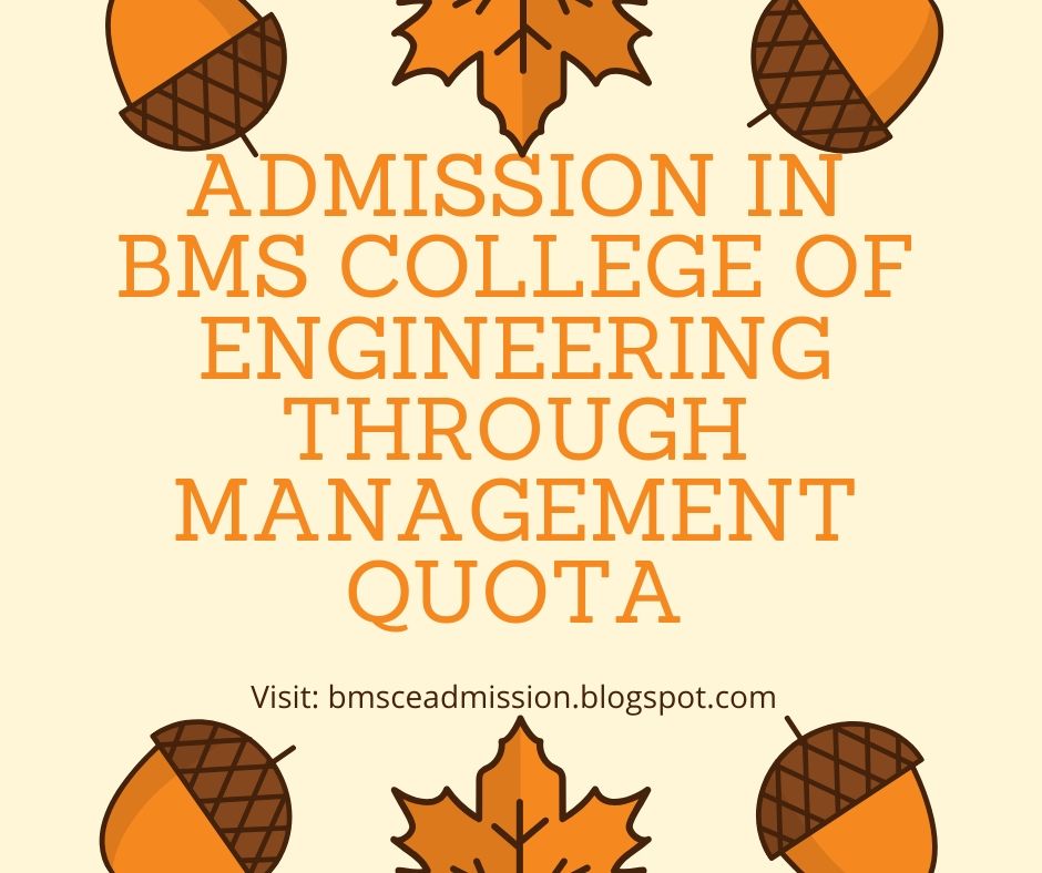 Admission in BMS College of Engineering: Admission In BMS College Of Engineering Through ...