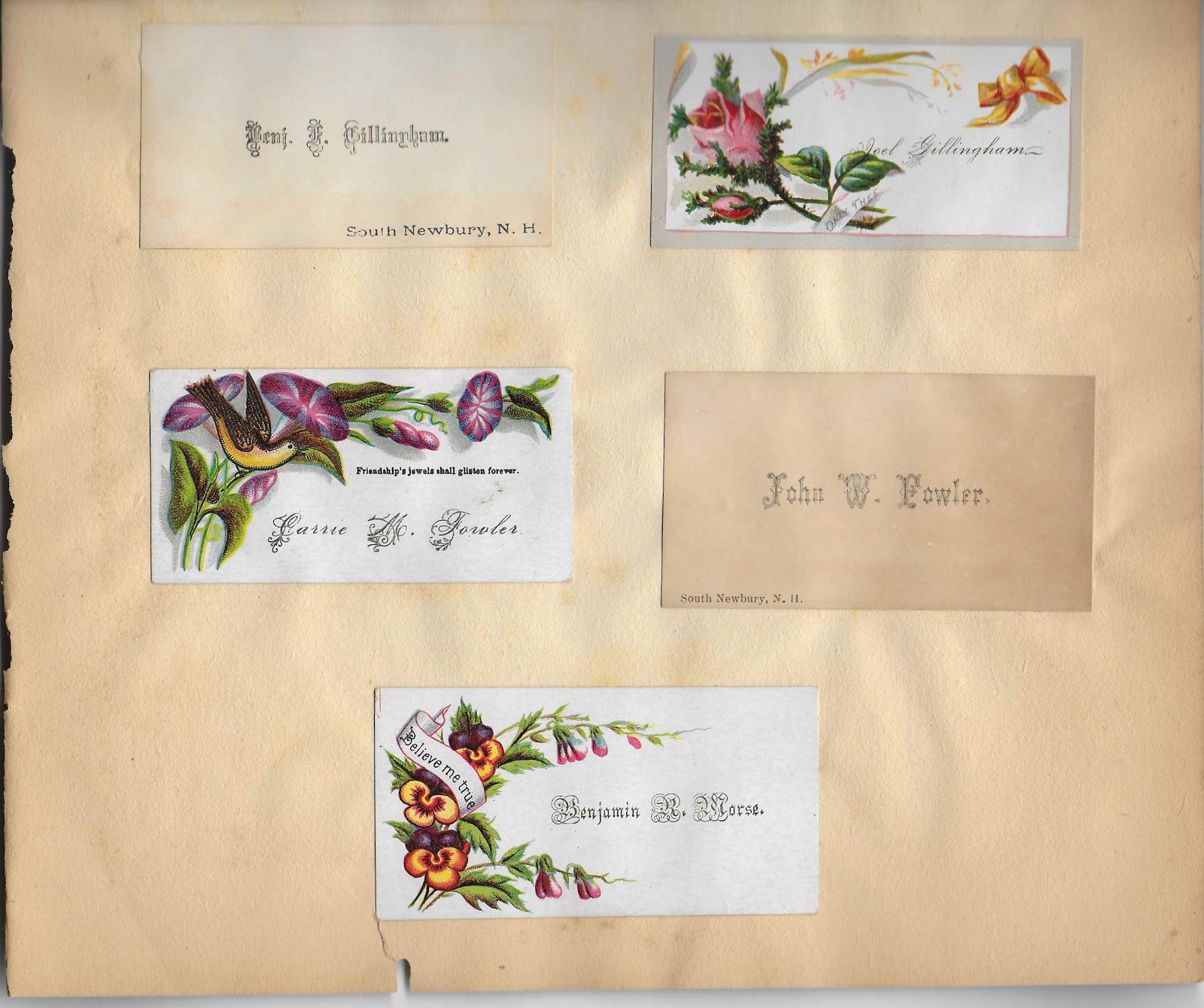 Heirlooms Reunited: Late 19th Century Calling Cards Album that ...