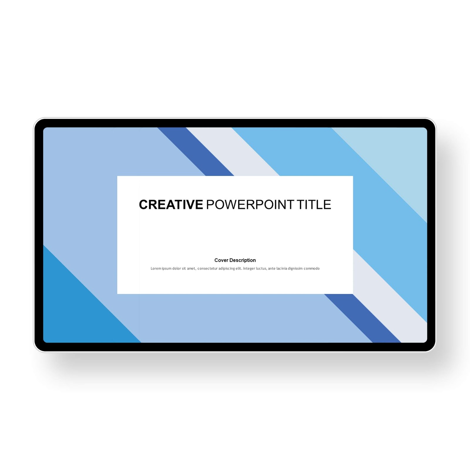 Diagonal Stripe PowerPoint Templates - PowerPoint Free