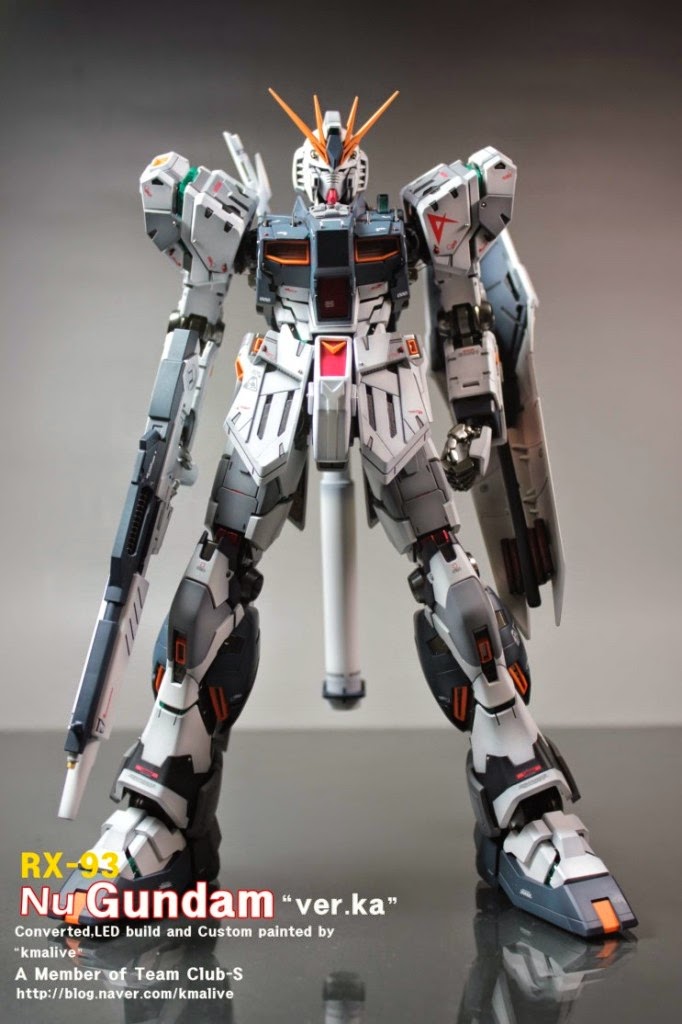 MG 1/100 RX-93 nu Gundam Ver. Ka - Custom Build With Full LED Function