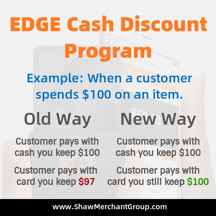 Huge Income with EDGE Cash Discount Program | Merchant Services Partner ...