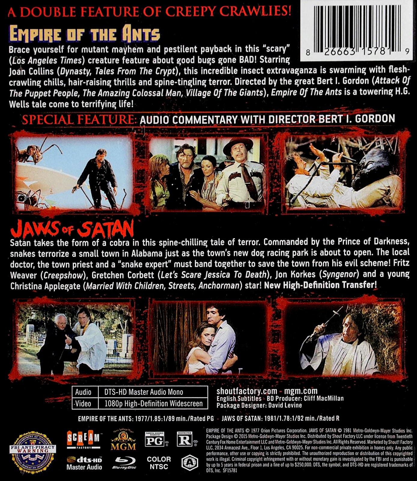 blu-ray and dvd covers: SCREAM FACTORY DOUBLE FEATURE BLU-RAYS: BAD ...