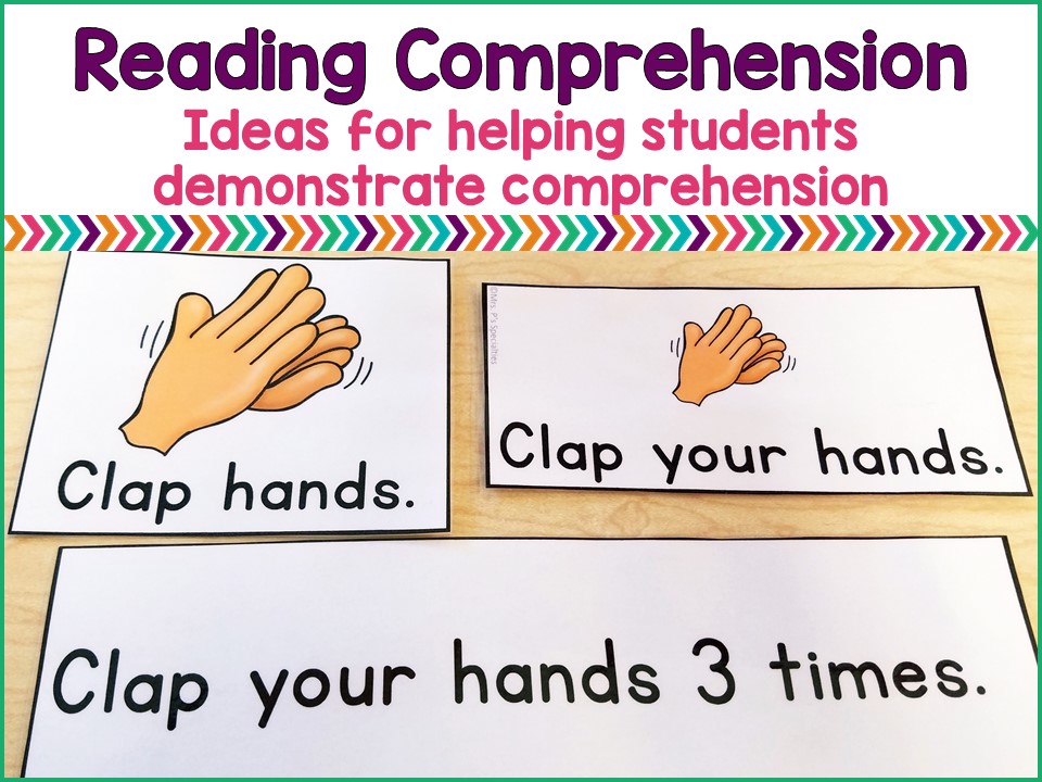 Functional Reading Comprehension Mrs P s Specialties Functional Reading Comprehension Mrs P s Specialties