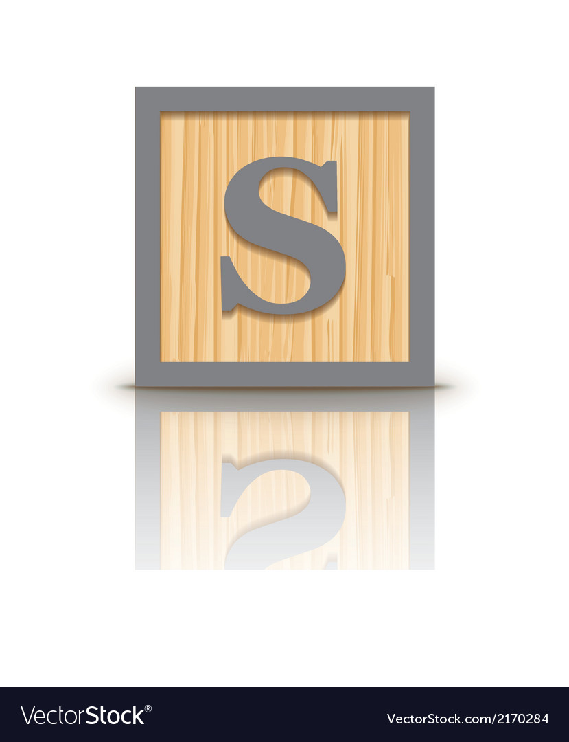 Alphabet Block Letters - Formal Letter