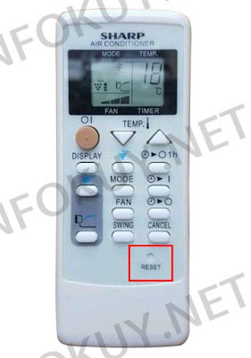 Tips Ampuh Cara Reset Remote AC Sharp yang Jarang Diketahui, Coba Yuk ...