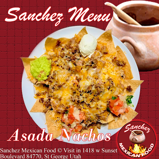 Menu ~ Sanchez Mexican Food