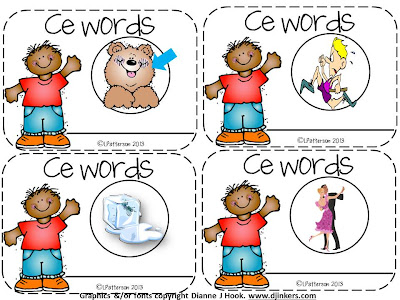 Classroom Freebies Too: Task Cards {-ce words}
