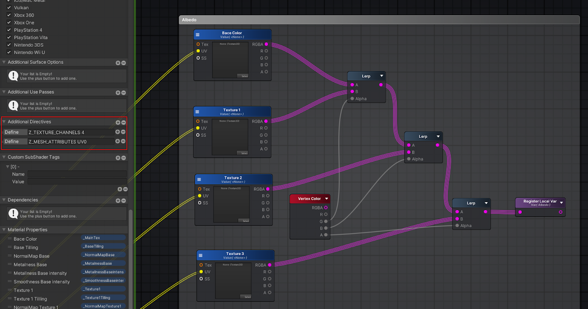 MNexus: Amplify Shader Editor for Polybrush in Unity
